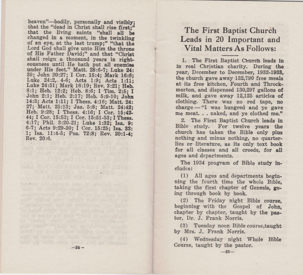 1934 Church Pamphlet – BaptistBasics.org